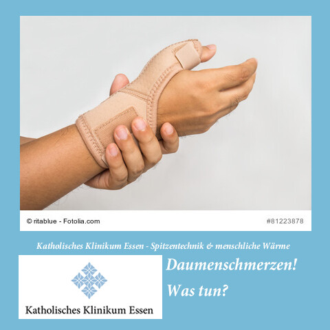 Wenn der Daumen schmerzt | KGNW e.V.